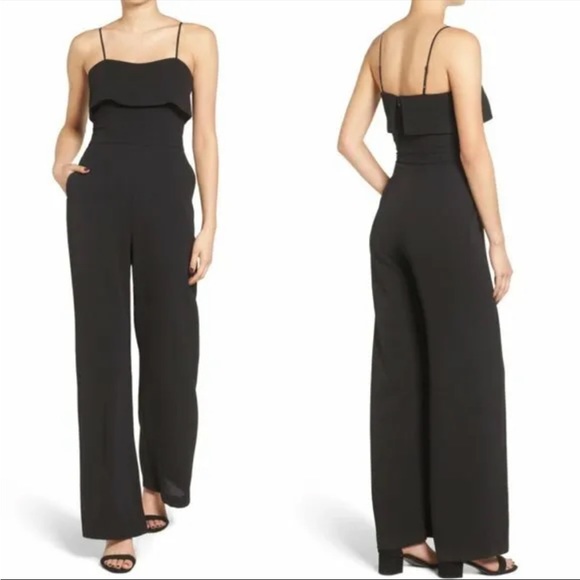 Wayf | Pants & Jumpsuits | Wayf State Line Jumpsuit With Wide Leg ...